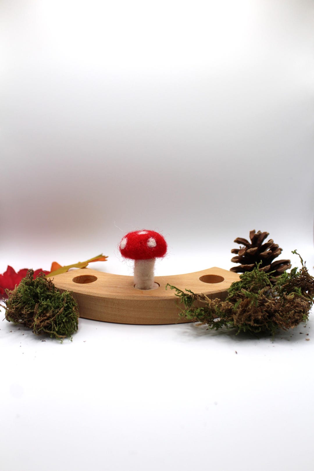 Annual Ring Plug Mushroom Wool Felt - Etsy