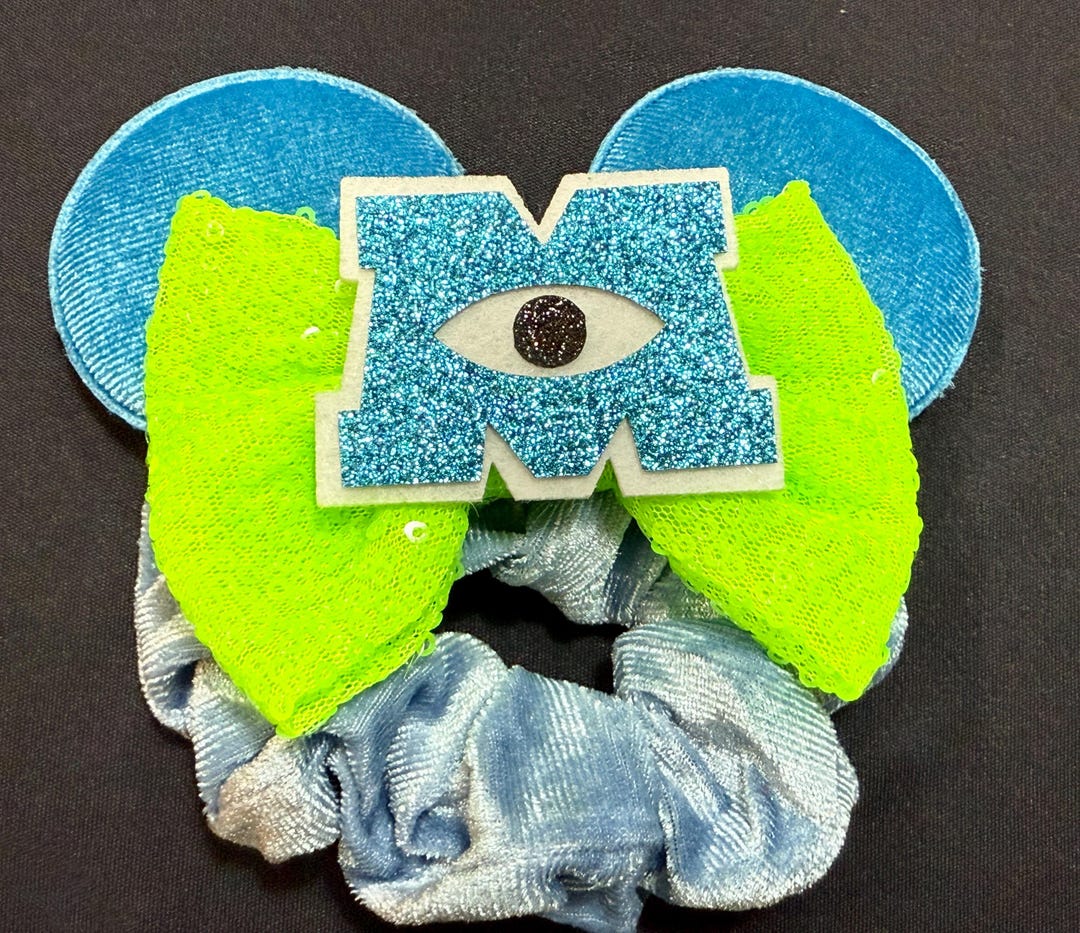 Handmade Mike Wazowski Scrunchie | Disney Pixar Fashion - Etsy