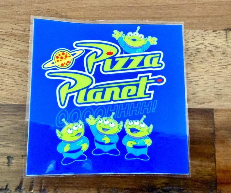 Pizza Planet Alien Sticker • Toy Story Pixar Fan Decal - Etsy