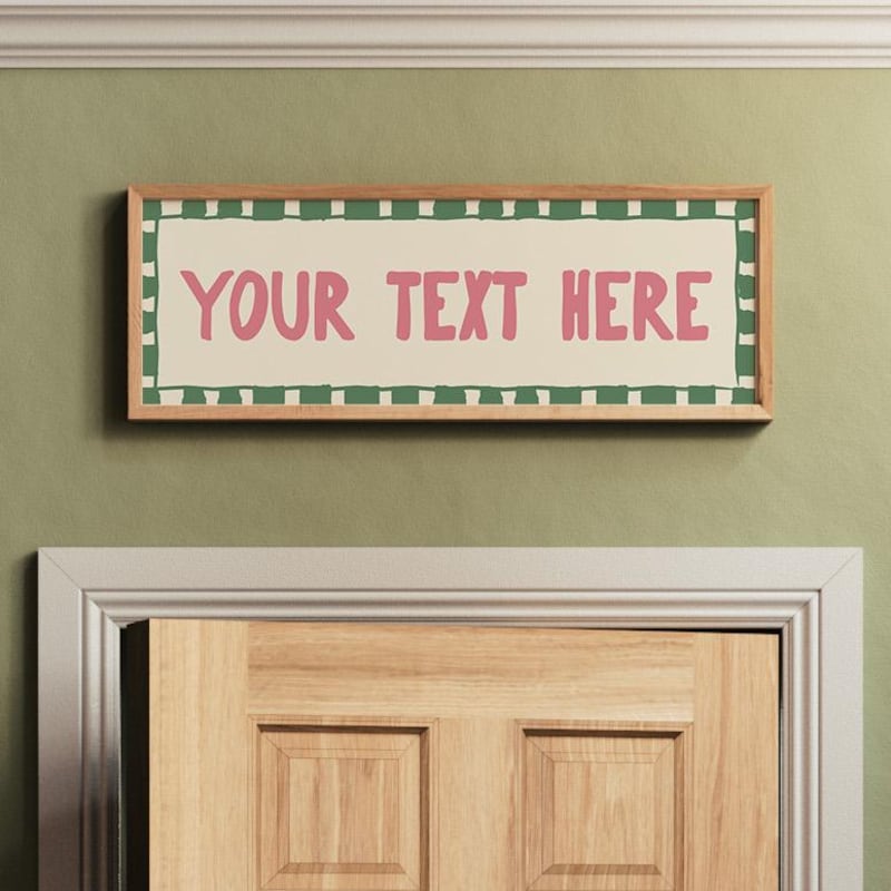 Panoramic Word Sign - Etsy UK