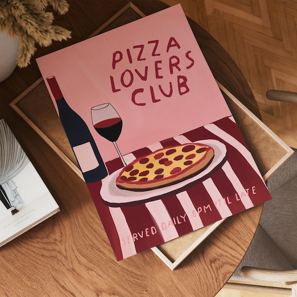 Pizza Posters - Etsy