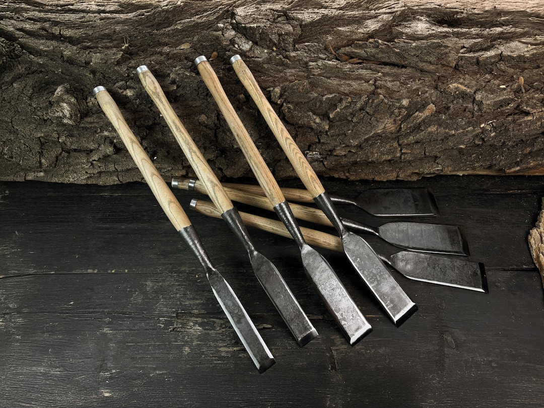 Set 7-piece Timber Slick Chisel. Wood Carving Tools. Framing Timber ...