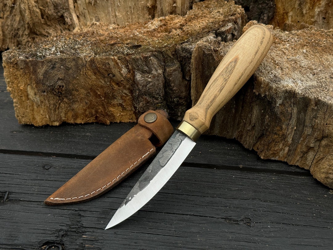 Forged Sloyd Knife. Universal Knife. Bowls, Cups, Spoons Carving Knife ...
