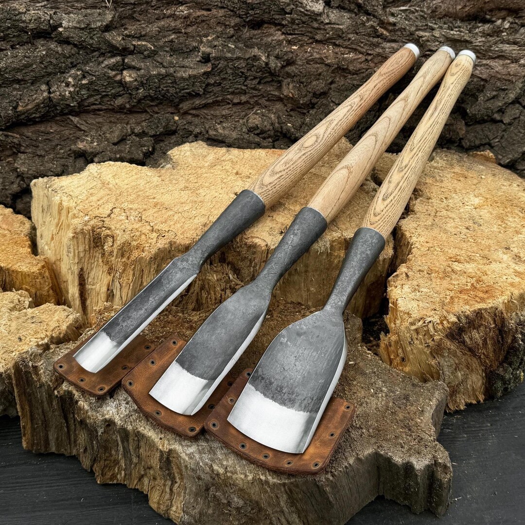 Timber Framing Rounded Chisels Set 3 Pcs. Carpenters Tools. Chisels ...