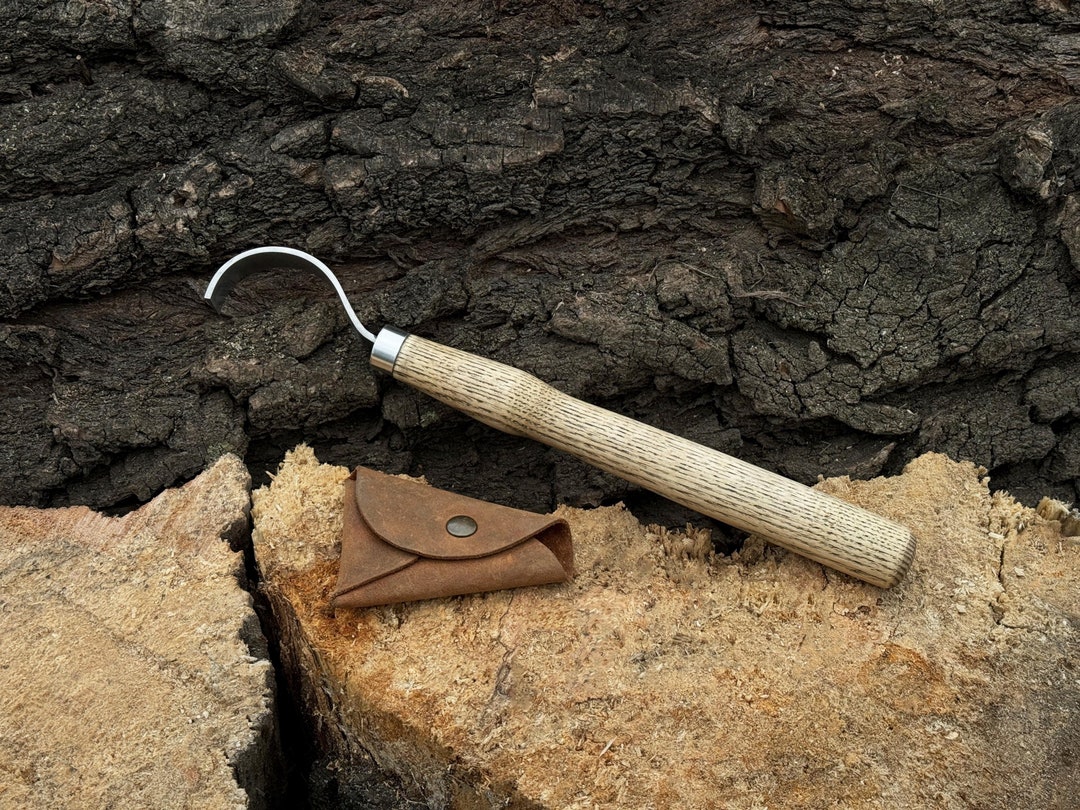 Spoon Carving Hook Knife. Wood Carving Tool. Crooked Knife. Woodworking ...