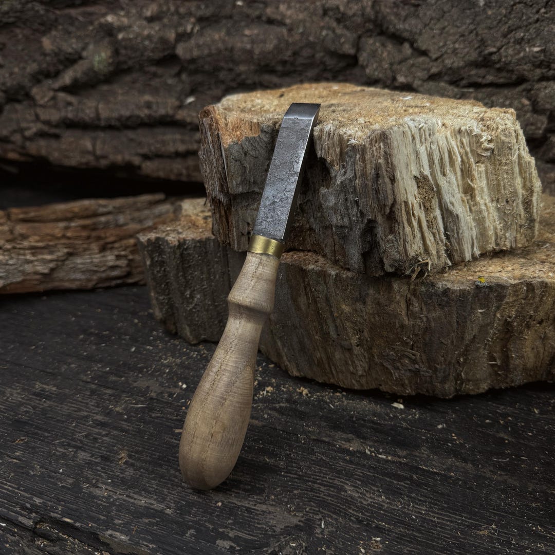 Hand Forged Wood Carving Chisel. Woodworking Chisel. Ergonomic Handle ...