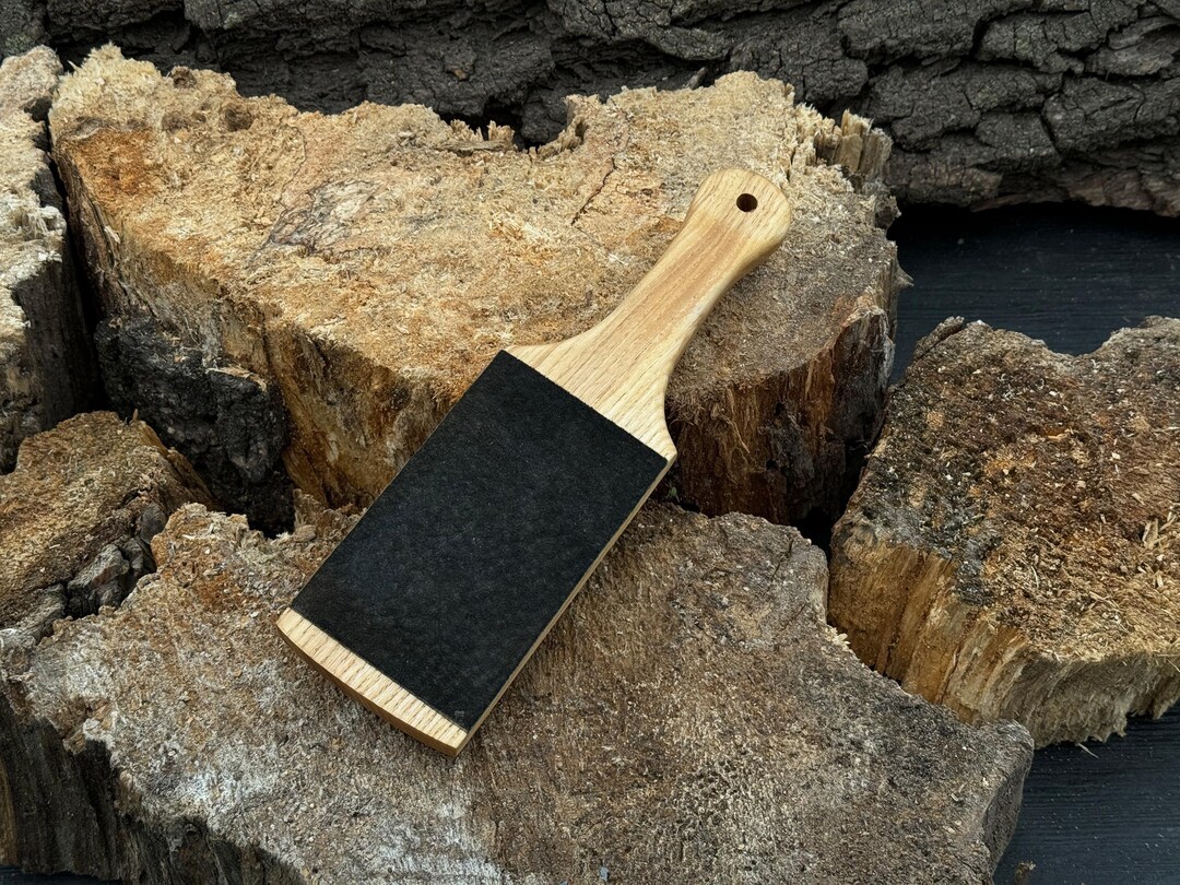 Handmade Leather Strop. Sharpening Strop. Ash Wood. Sharpening Board ...