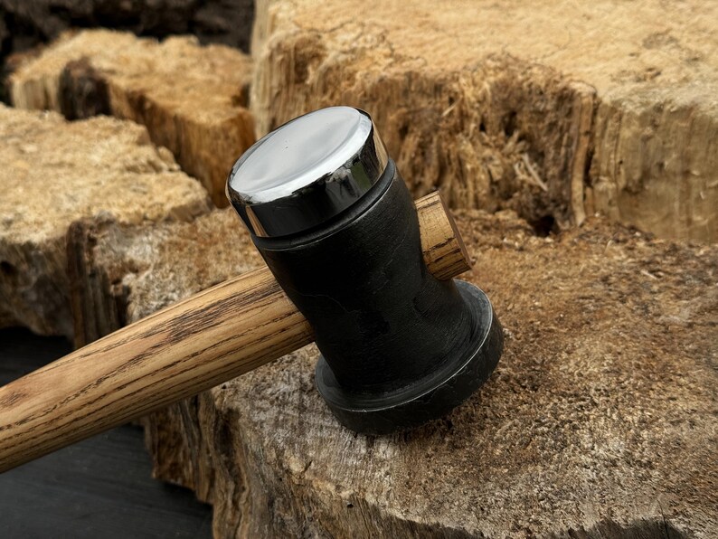 Forged Blacksmith's Hammer. Ergonomic Ash Handle. Blacksmith Tool for ...