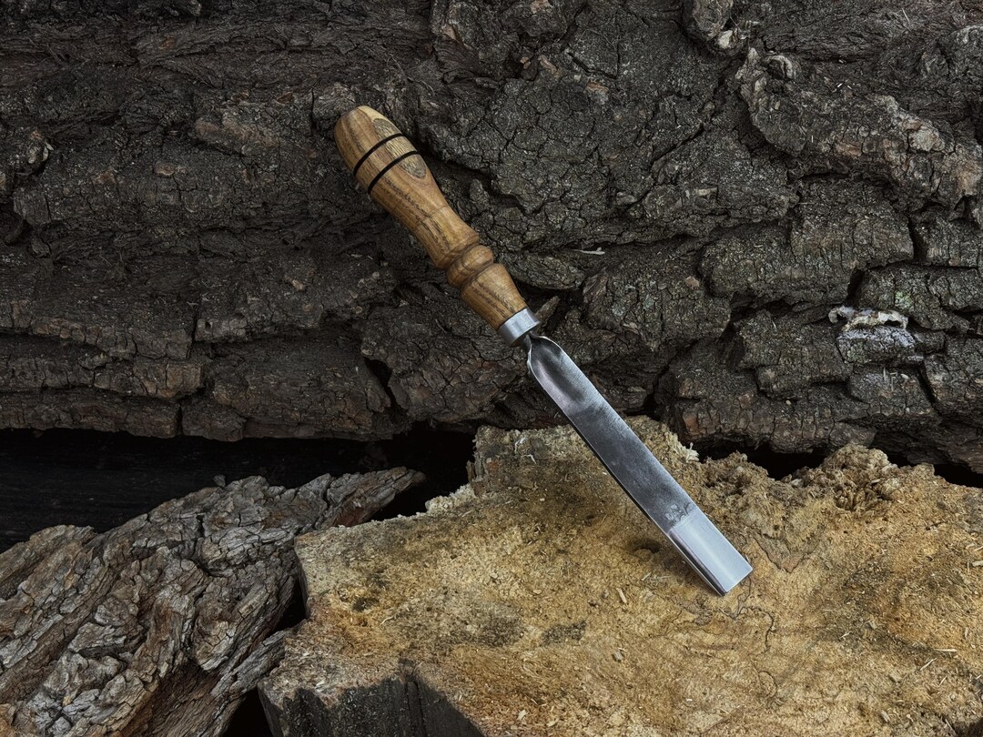 Forged Wood Carving Gouge. Woodworking Tool. Ergonomic Handle. Bowl ...