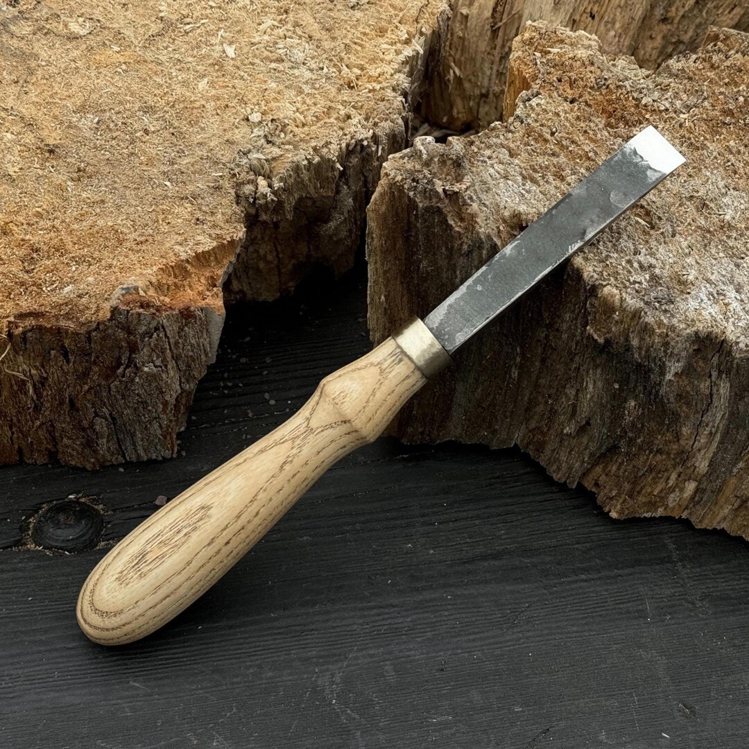 Forged Straight Chisel. Wood Carving Tools. Flat Chisels. Carbon Steel Blade. Carpentry Tool ...