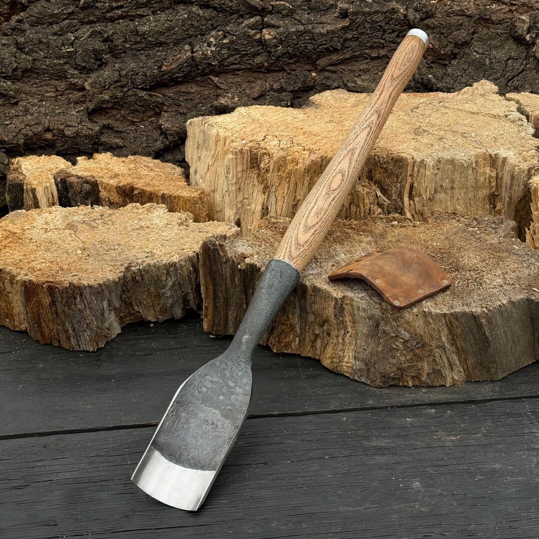 Rounded Timber Chisel With Cover – 52100 Steel & Ash Handle – Hand ...