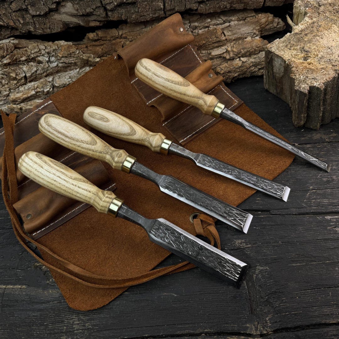 Hand-forged Chisels. Woodworking Tools. Carving Chisel for Precision ...