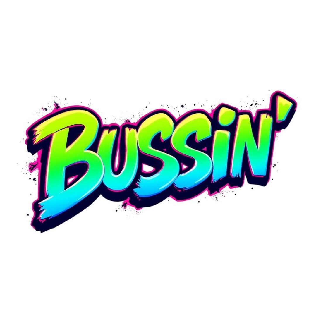 Bussin' Tshirt Logo, Digital File, Sublimation Image, Svg Png File ...