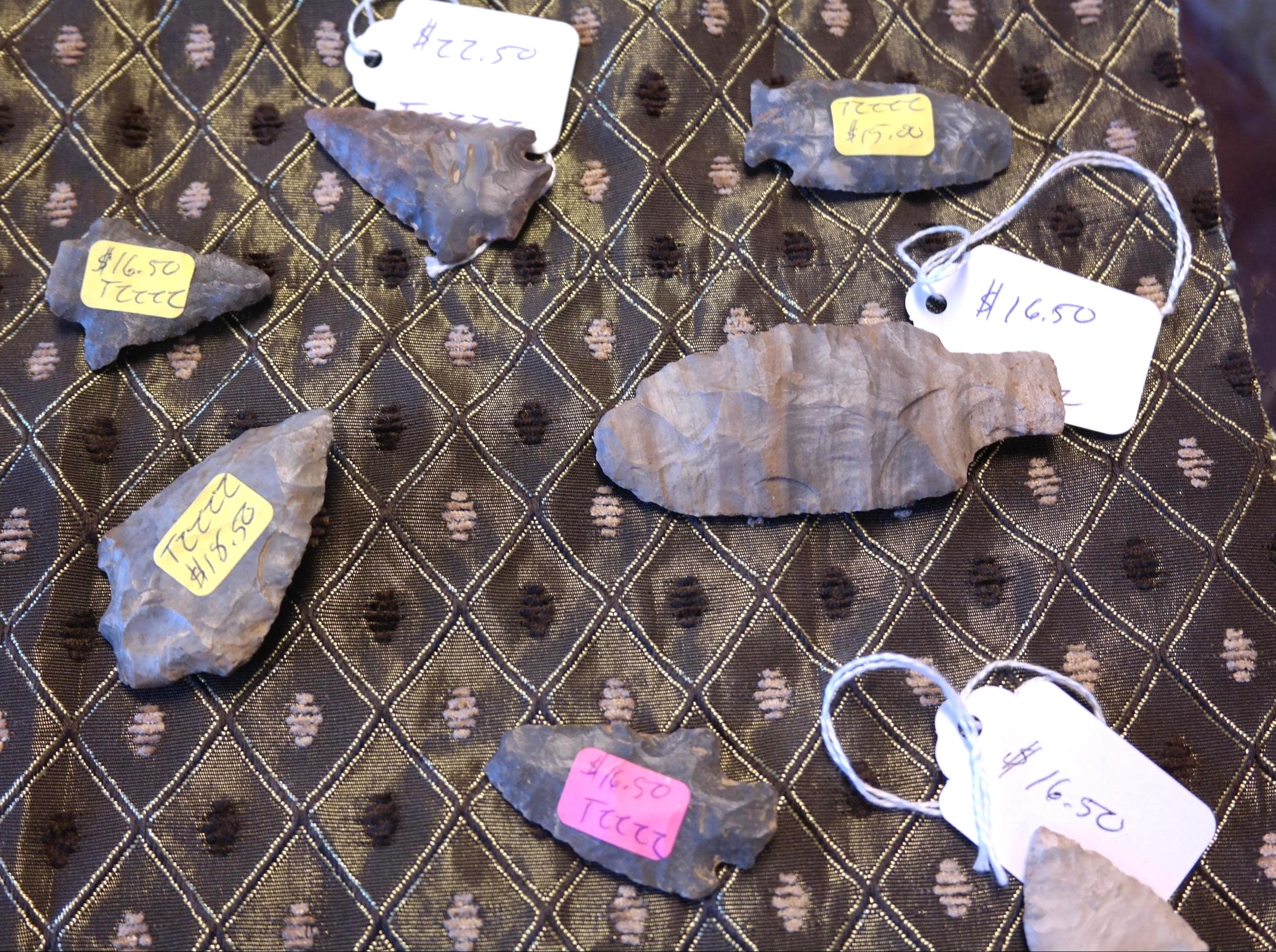 Genuine Antique Arrowheads Lot - Native American Collectibles (6) for ...