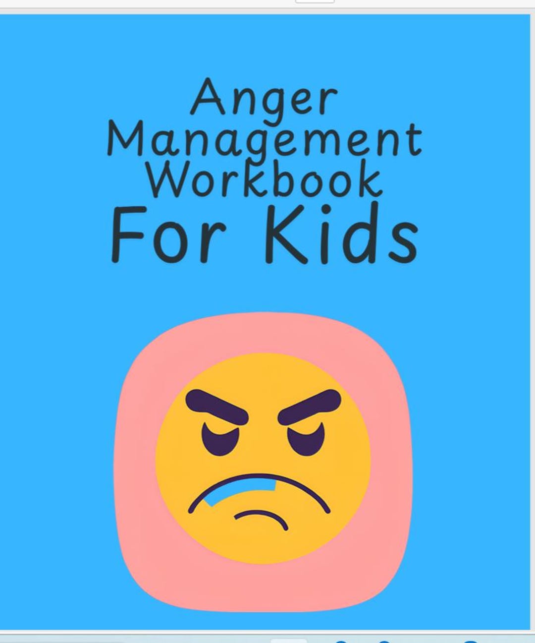 Anger Management Workbook for Kids - Etsy
