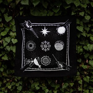 Tarot Bandana Black - Etsy