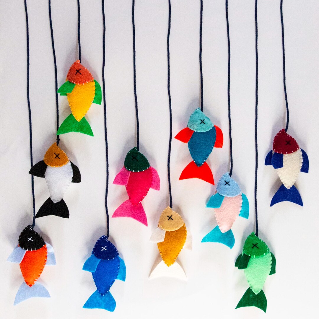 Mystery Big Dead Fish on a String Catnip Toy - Etsy