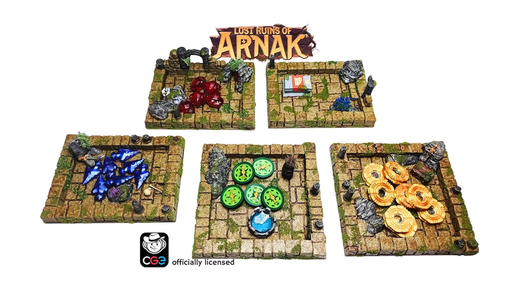 Lost Ruins of Arnak Resource Trays Upgrade - Etsy