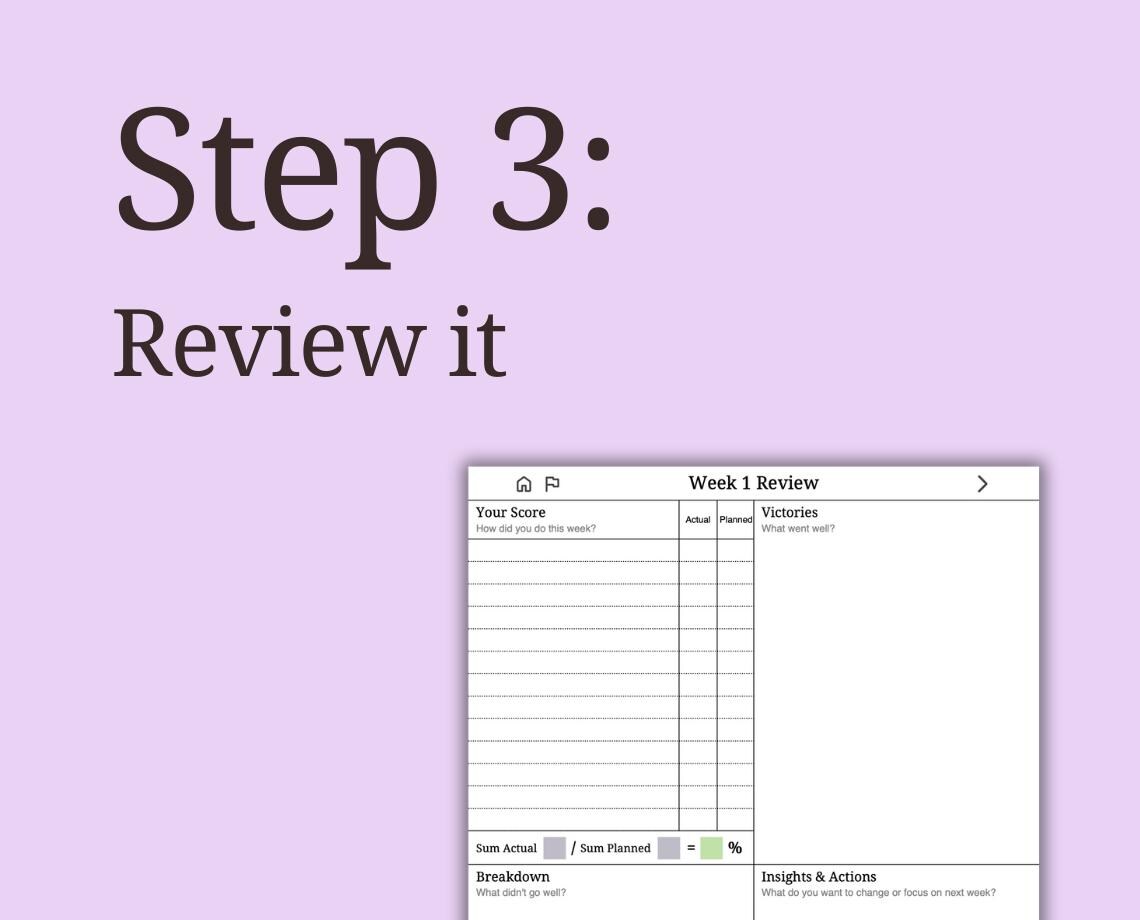 Customizable 12 Week Year Planner Template for Remarkable Paper Pro - Etsy