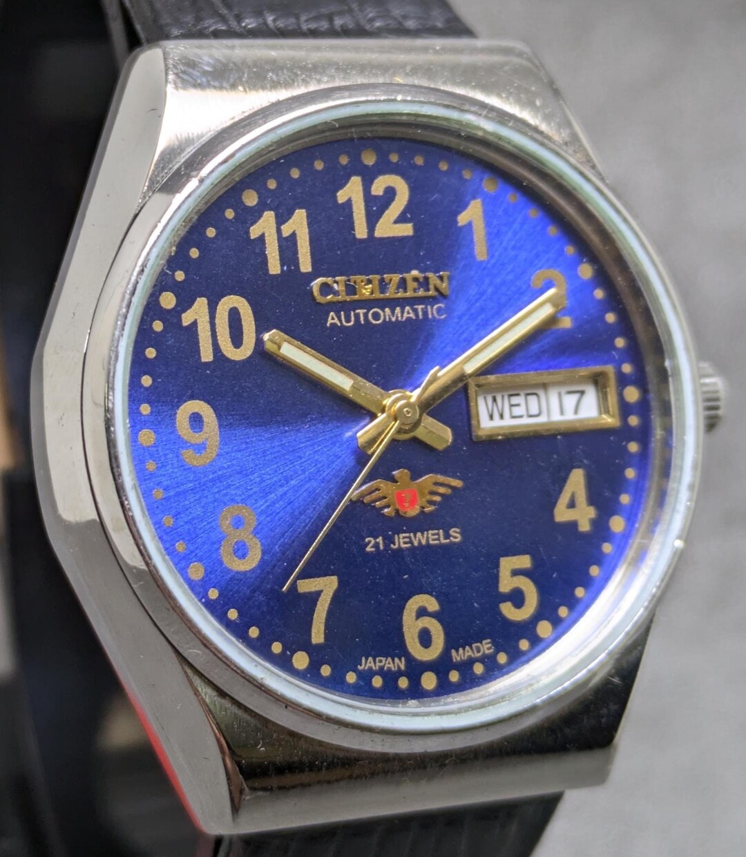 Vintage Citizen Automatic Day Date Movement No. 8200A Japan Made Men's ...