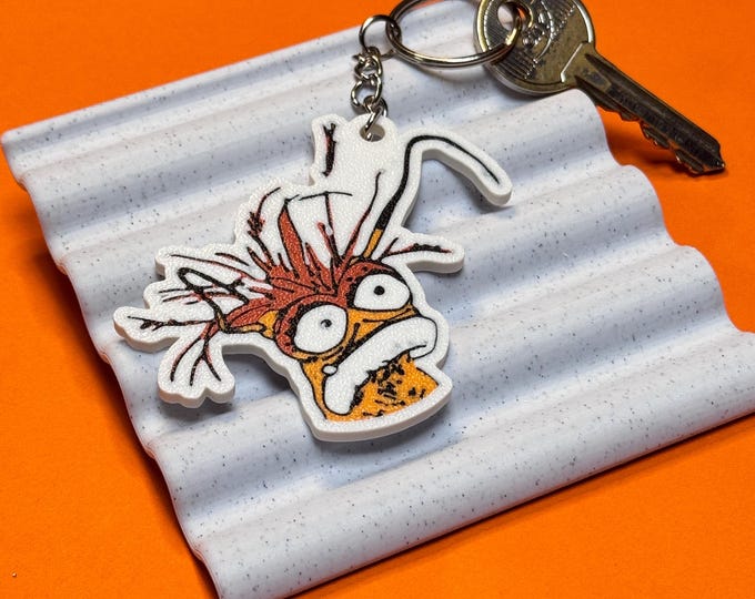 Pepe the King Prawn Keychain - Etsy
