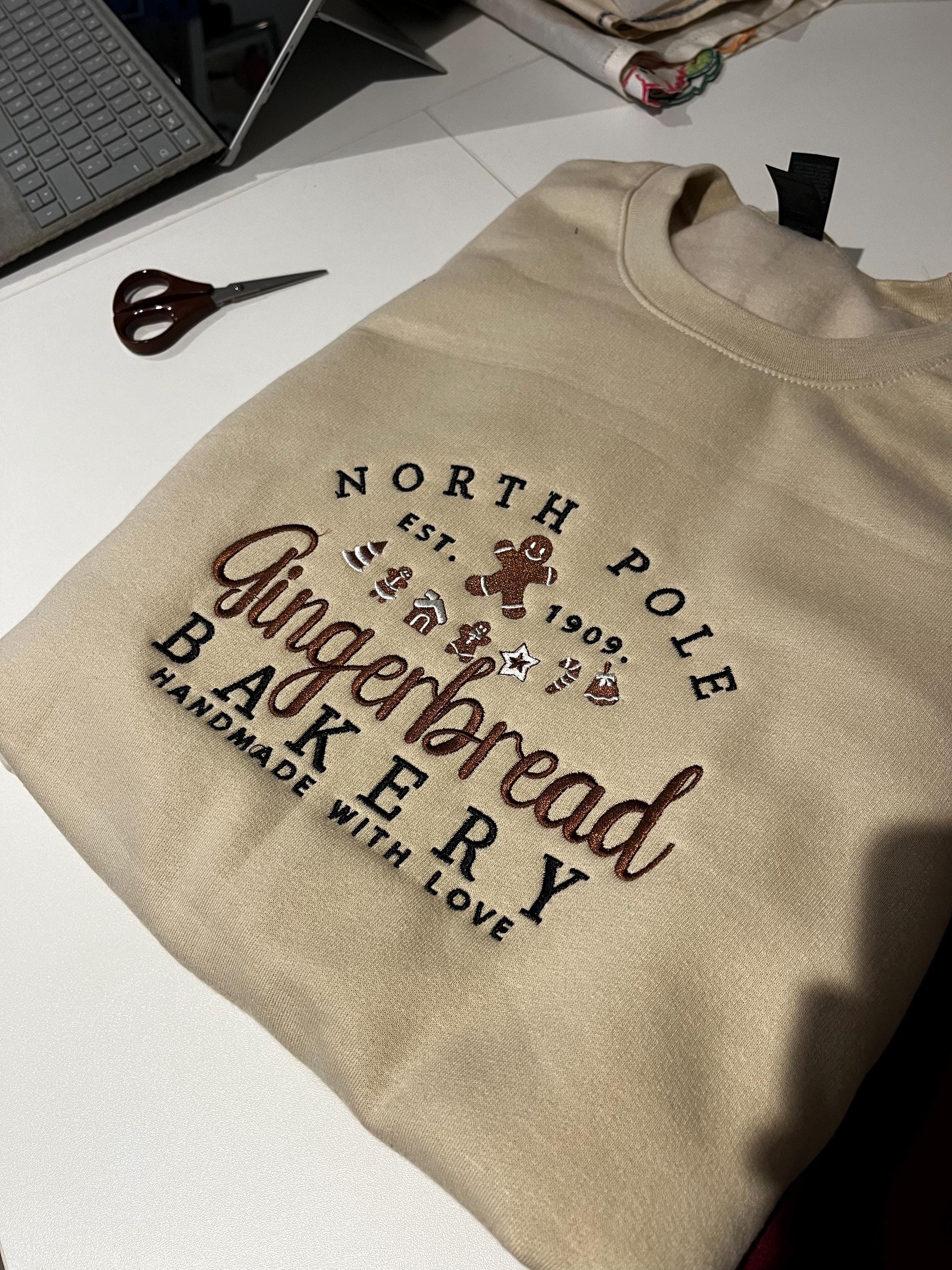 Gingerbread Christmas Sweatshirt Cute Holiday Sweater Cozy Winter ...