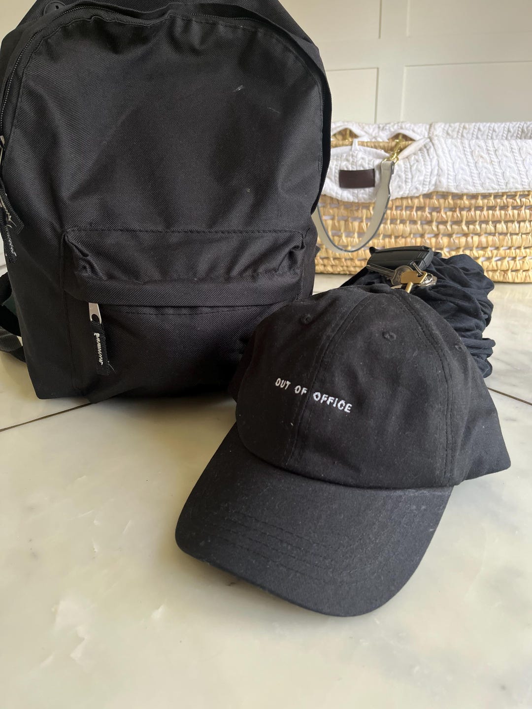 Out of Office Embroidered Cap Funny Office Gift Adjustable Hat ...