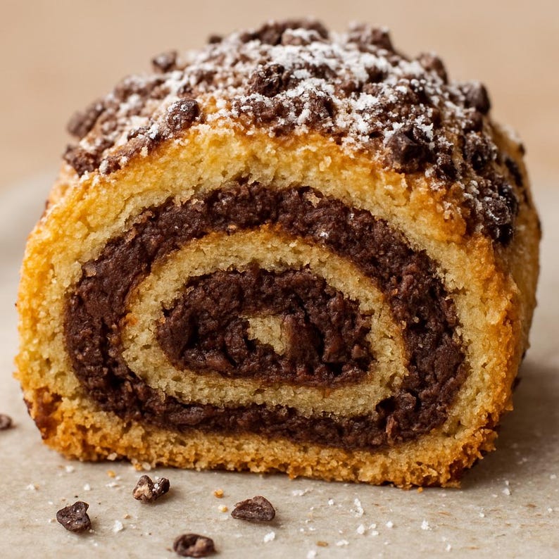 Mini Yule Log Cookies Recipe • Chocolate Rugelach-style (PDF Pattern ...