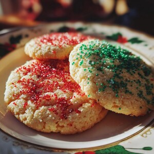 Christmas Cookie Recipe Bundle – 10 Holiday Baking Cards (instant ...