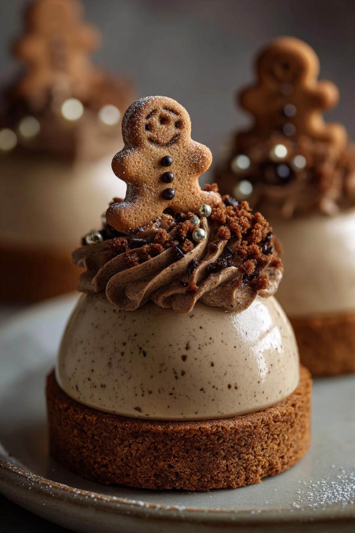 Gingerbread Latte Mousse Domes Recipe (instant Download) - Etsy