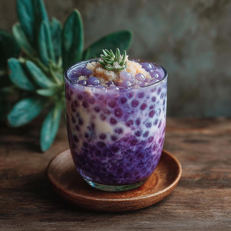 Ube Sago Pudding Recipe – Filipino Dessert (PDF Pattern) - Etsy
