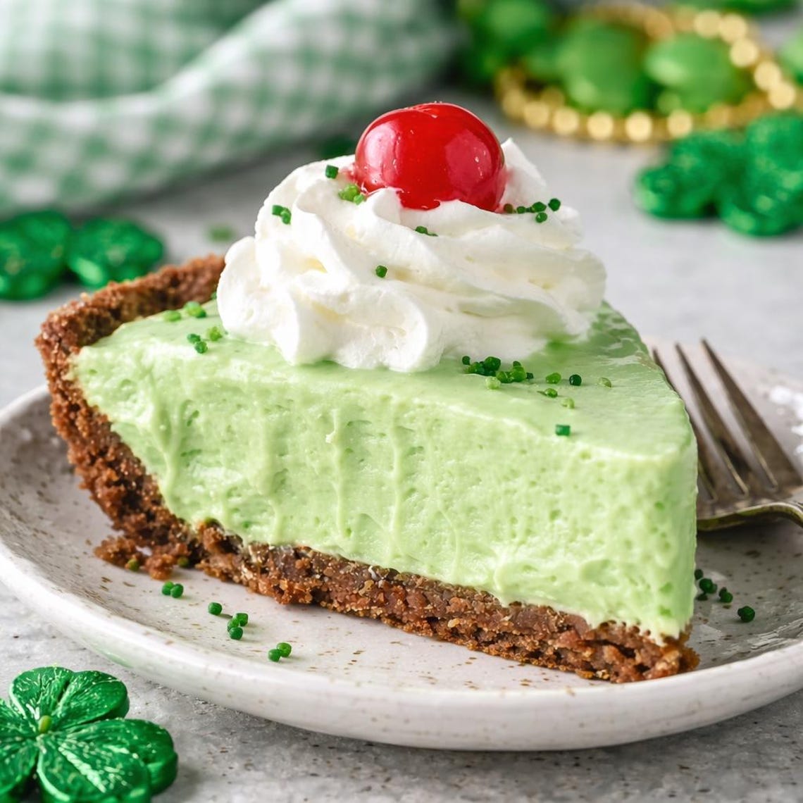 Chocolate Shamrock Pies Recipe PDF | St Patricks Day Dessert | Mint ...