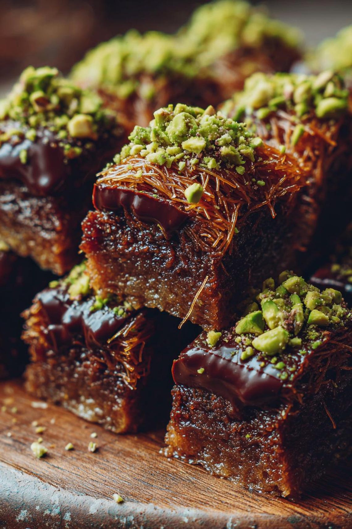 Dubai Chocolate Pistachio Knafeh Bar Recipe (digital Download) - Etsy ...