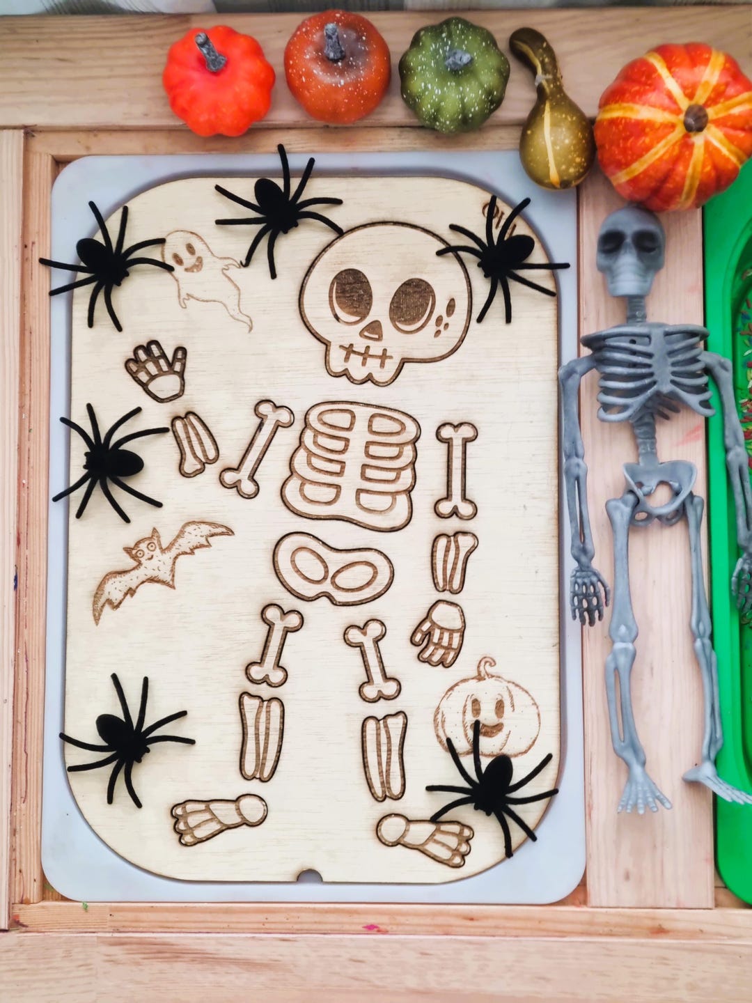 Flisat Insert, IKEA Trofast Large Container, Halloween Skeleton Puzzle ...