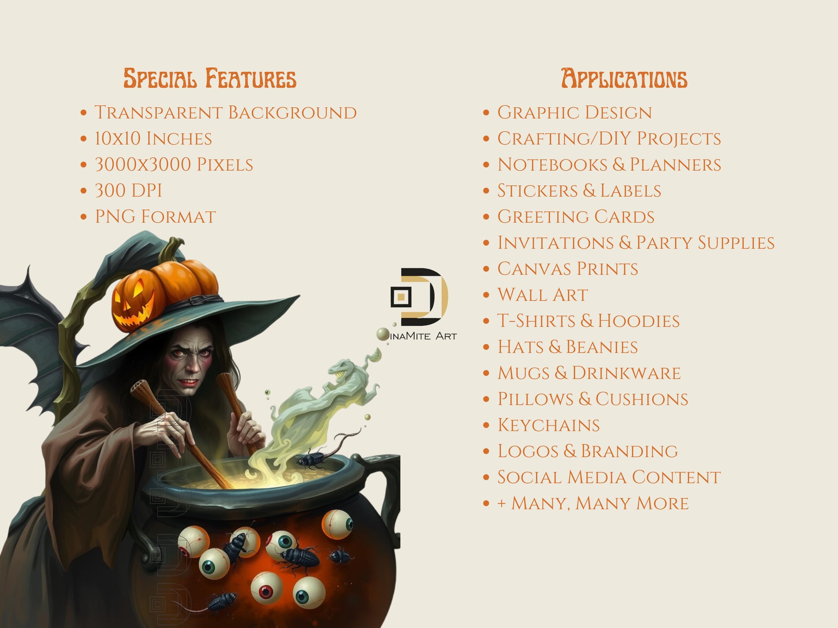 Ultimate Halloween Mega Bundle 300 PNG, Halloween Pumpkins, Monsters ...