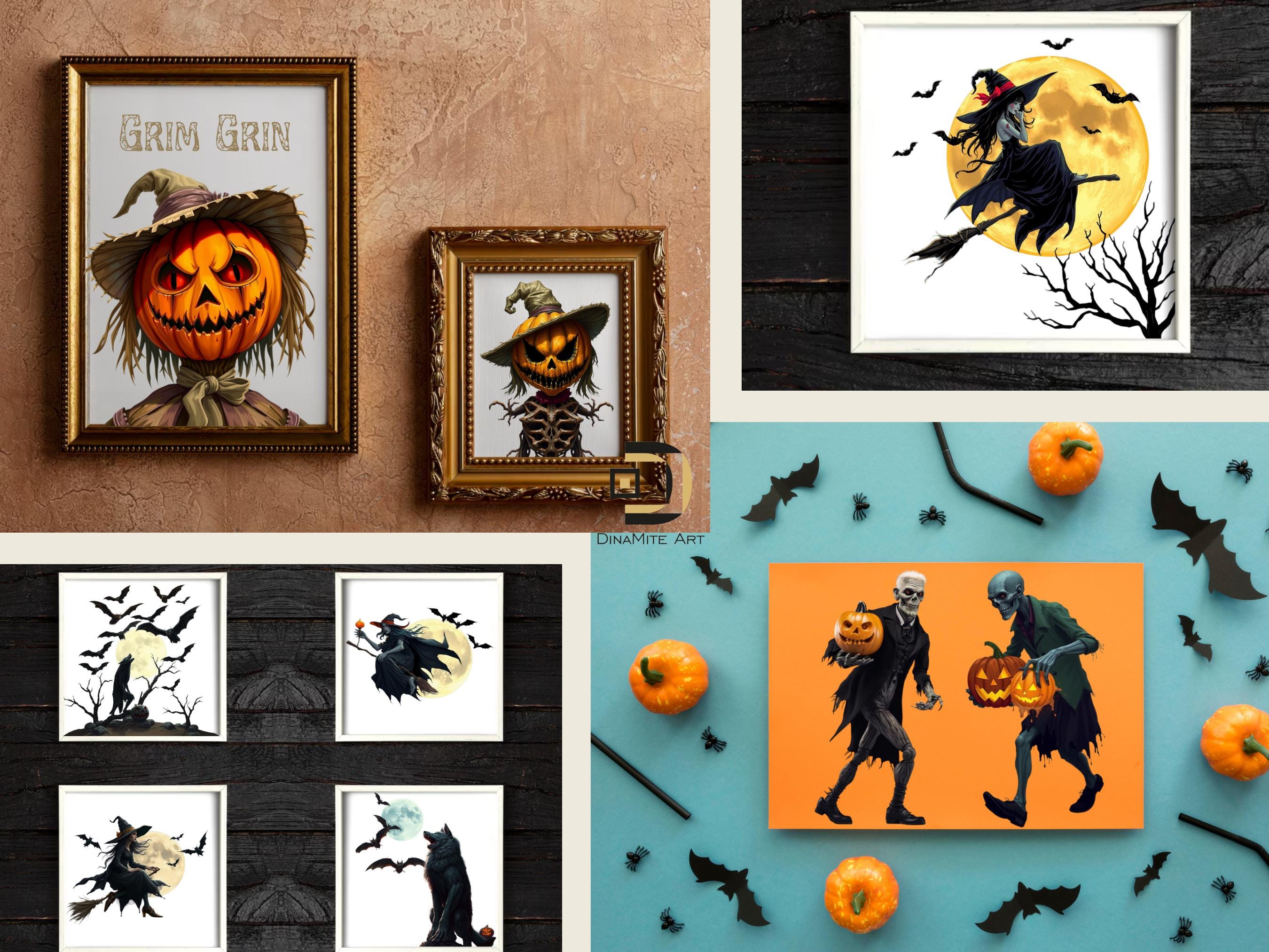 Ultimate Halloween Mega Bundle 300 PNG, Halloween Pumpkins, Monsters ...