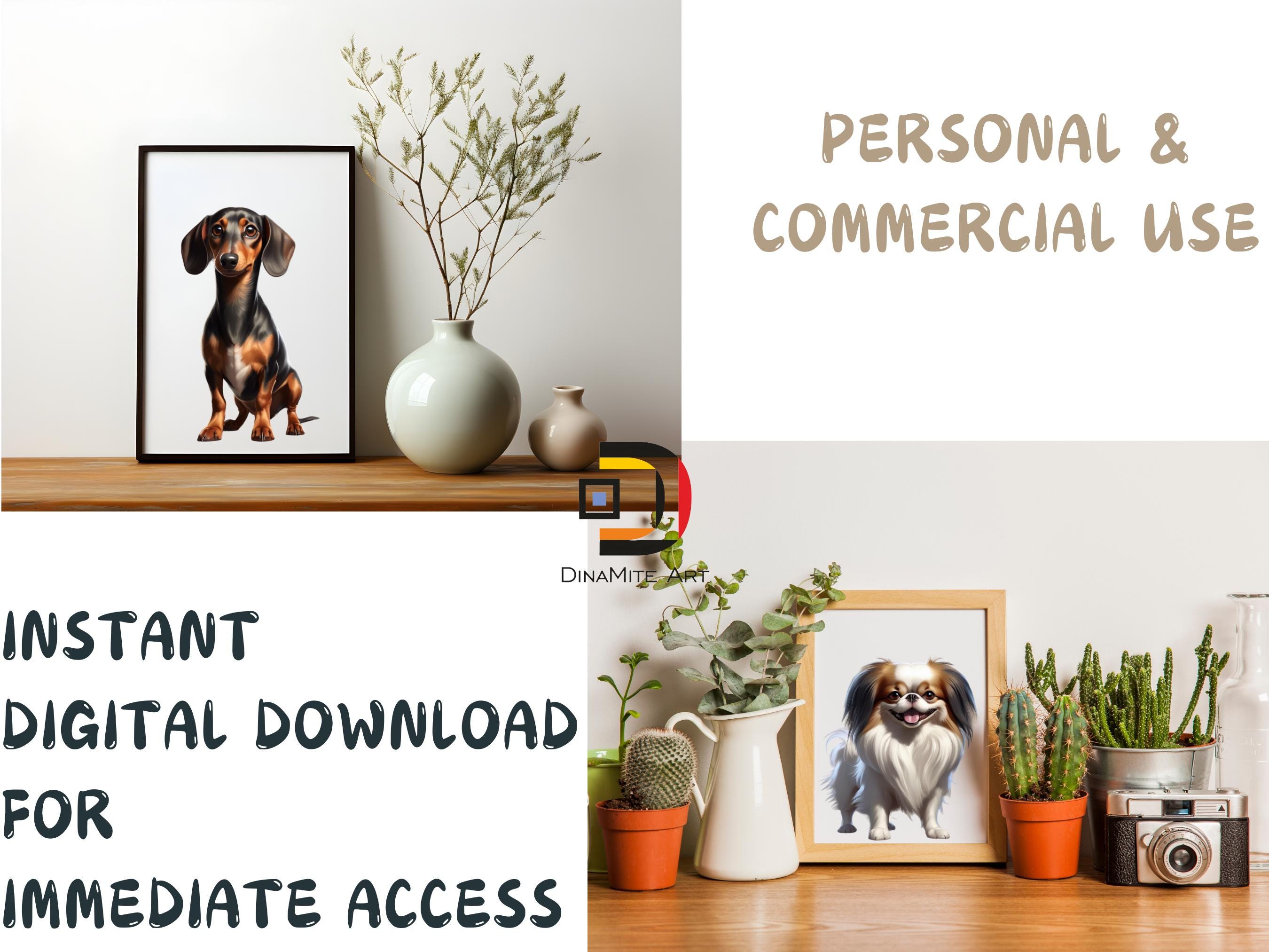 300 Dog Breeds PNG Files, 71 Different Breeds Clipart, Cute Dogs Bundle ...