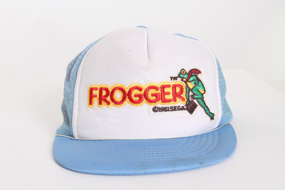 VTG 1980s Sega Frogger Arcade Original Snapback Hat Game Gaming - Etsy