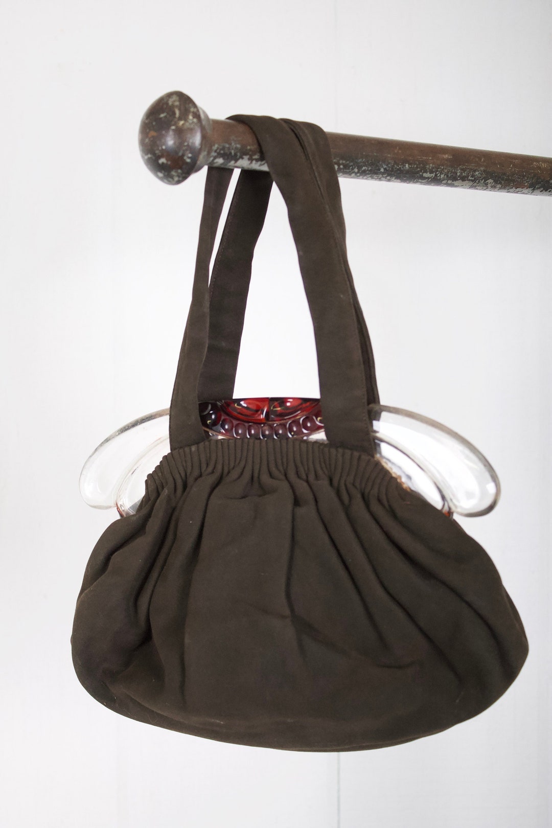 1920s Art Deco Carved Lucite Purse Avant Garde Flapper Antique Hand ...