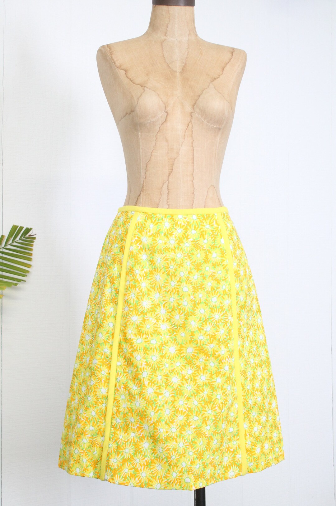 Vintage Lilly Pulitzer Yellow + Orange Daisy Flower Skirt the Lilly ...