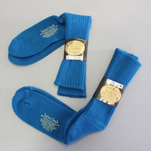 Vintage Mod 1960’s Blue Socks Orlon USA Mens Sz 10-13 2 Pairs NOSWT - Etsy