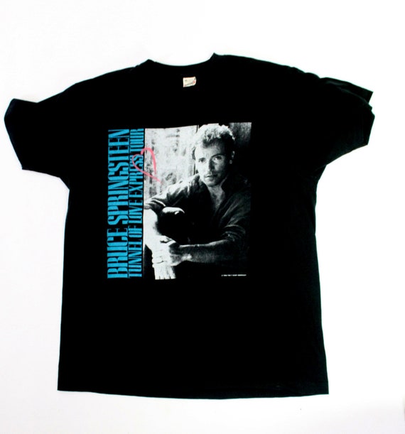 Bruce Springsteen concert t shirt vintage 1988 Tunnel… - Gem