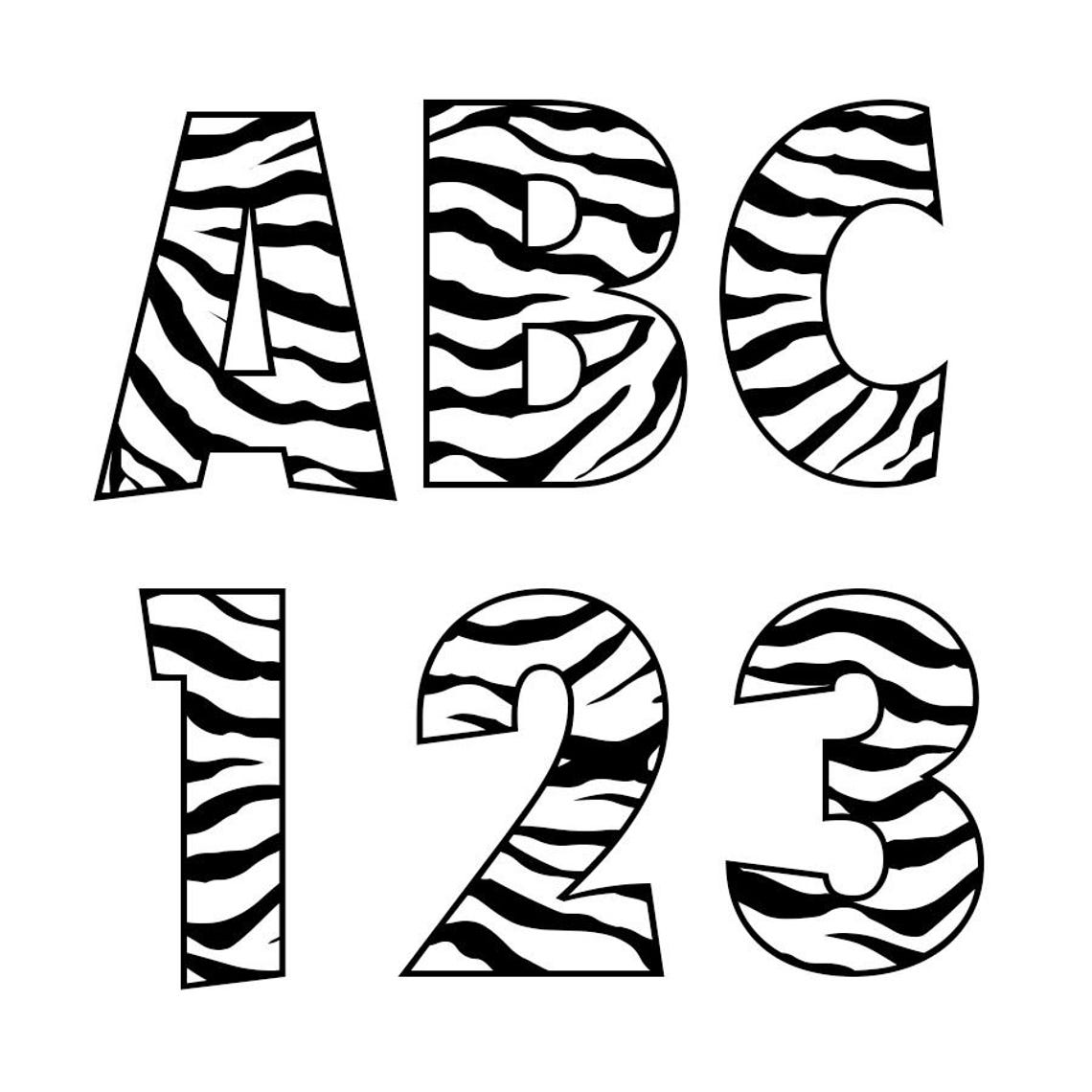 Introducing Zebra Bold Print Font – Truetype Font Format for True ...