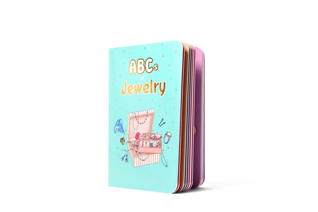 Luxury Baby Board Book, Abcs of Jewelry, Unique Baby Shower Gift ...
