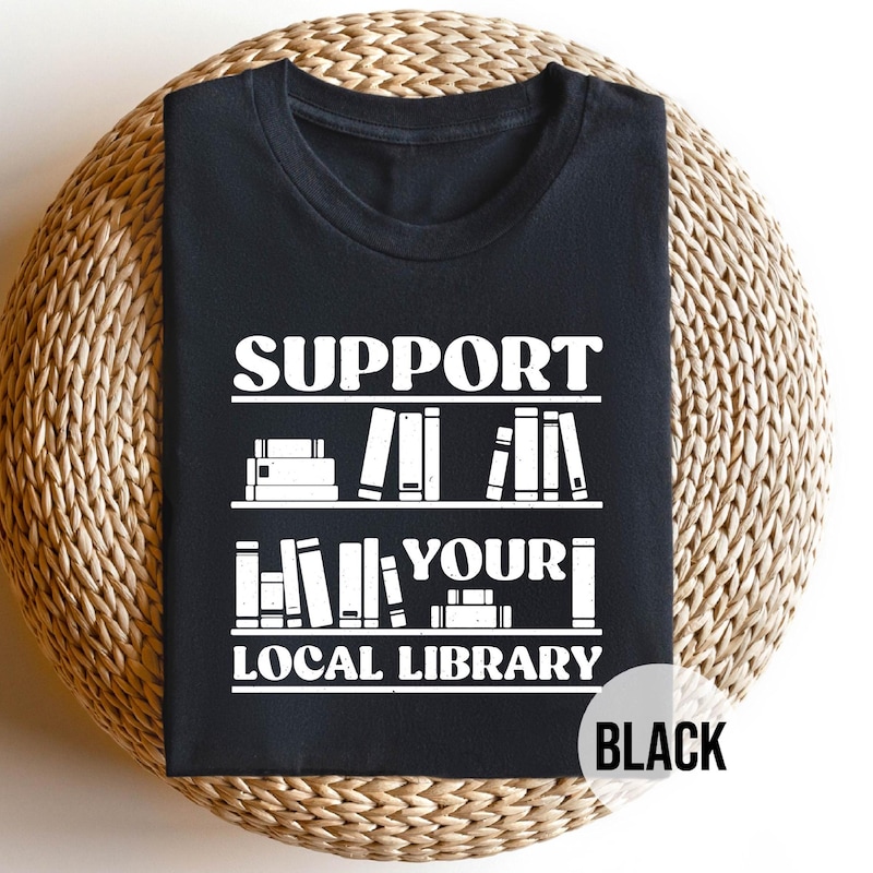 Library Shirt - Etsy