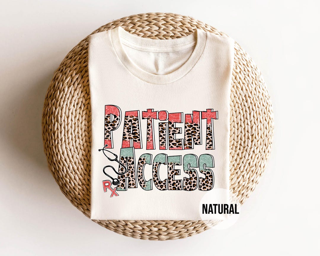 Patient Access Shirt – Leopard Print Medical Front Desk Tee – Hospital ...
