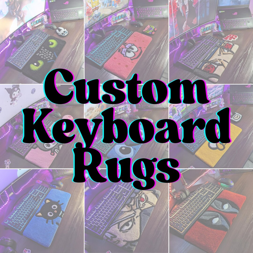 Custom Keyboard Rug: Personalized Comfort & Style for Your Workspace - Etsy