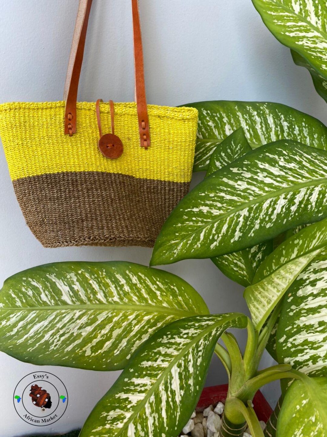 Sisal Handbag, Handmade, Kiondo Bag, Shoulder Bag, Woven Bags, Beach ...