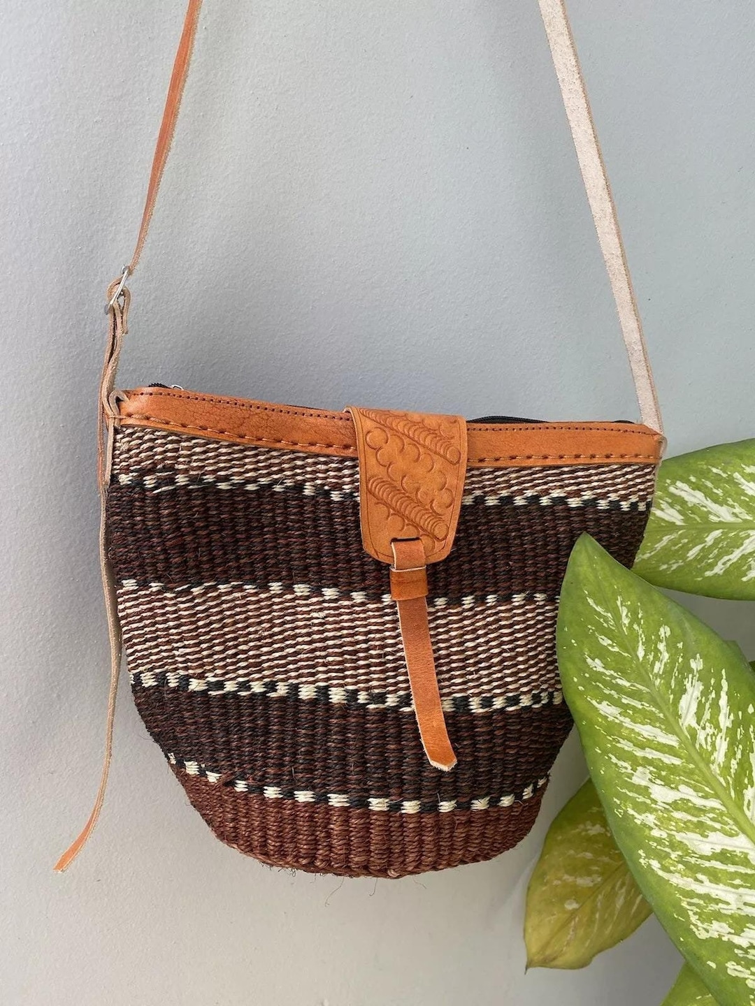 Sisal Handbag, Handmade, Kiondo Bag, Shoulder Bag, Woven Bags, Beach ...