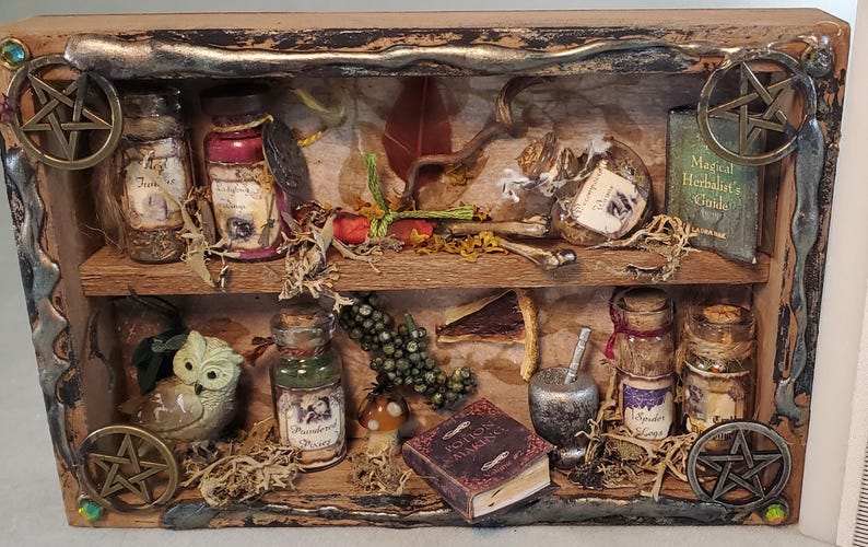 Witch's Apothecary Shelf - Etsy